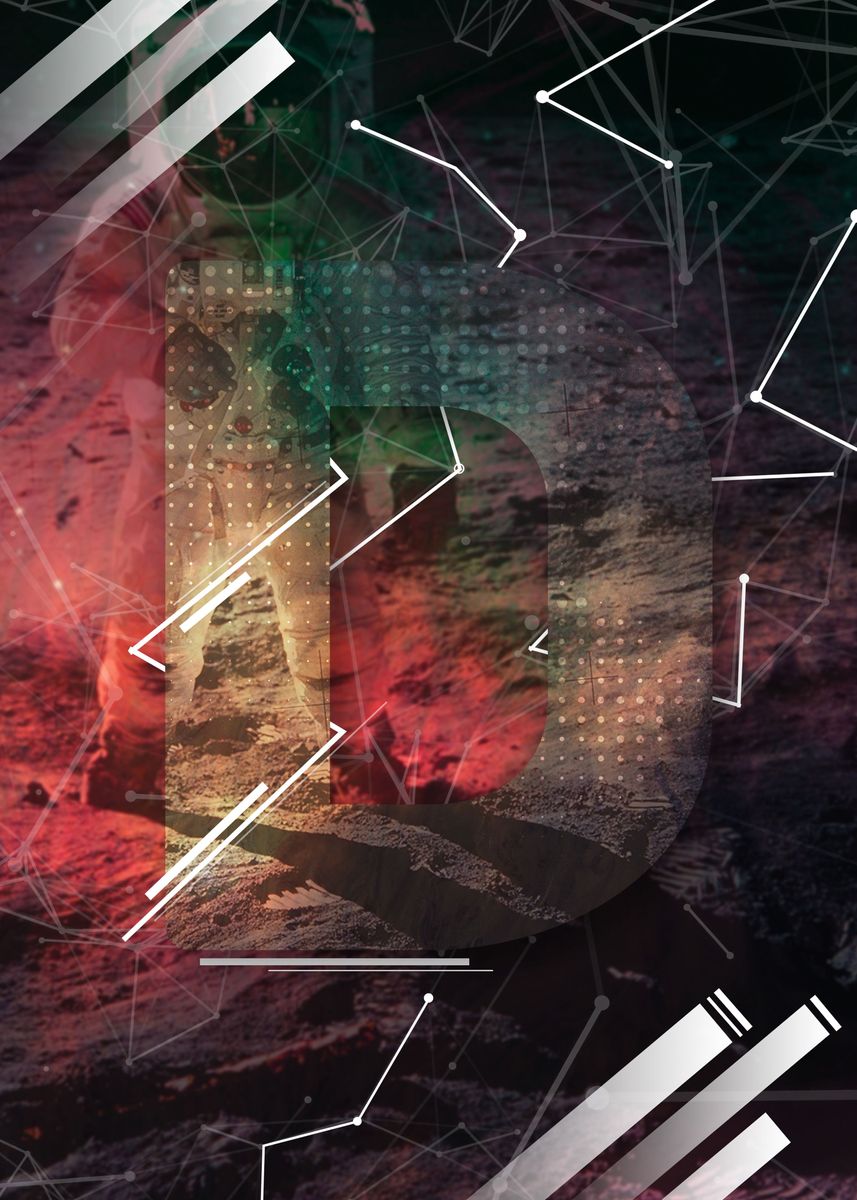 'Letter D' Poster by Chunkie Cheeks | Displate