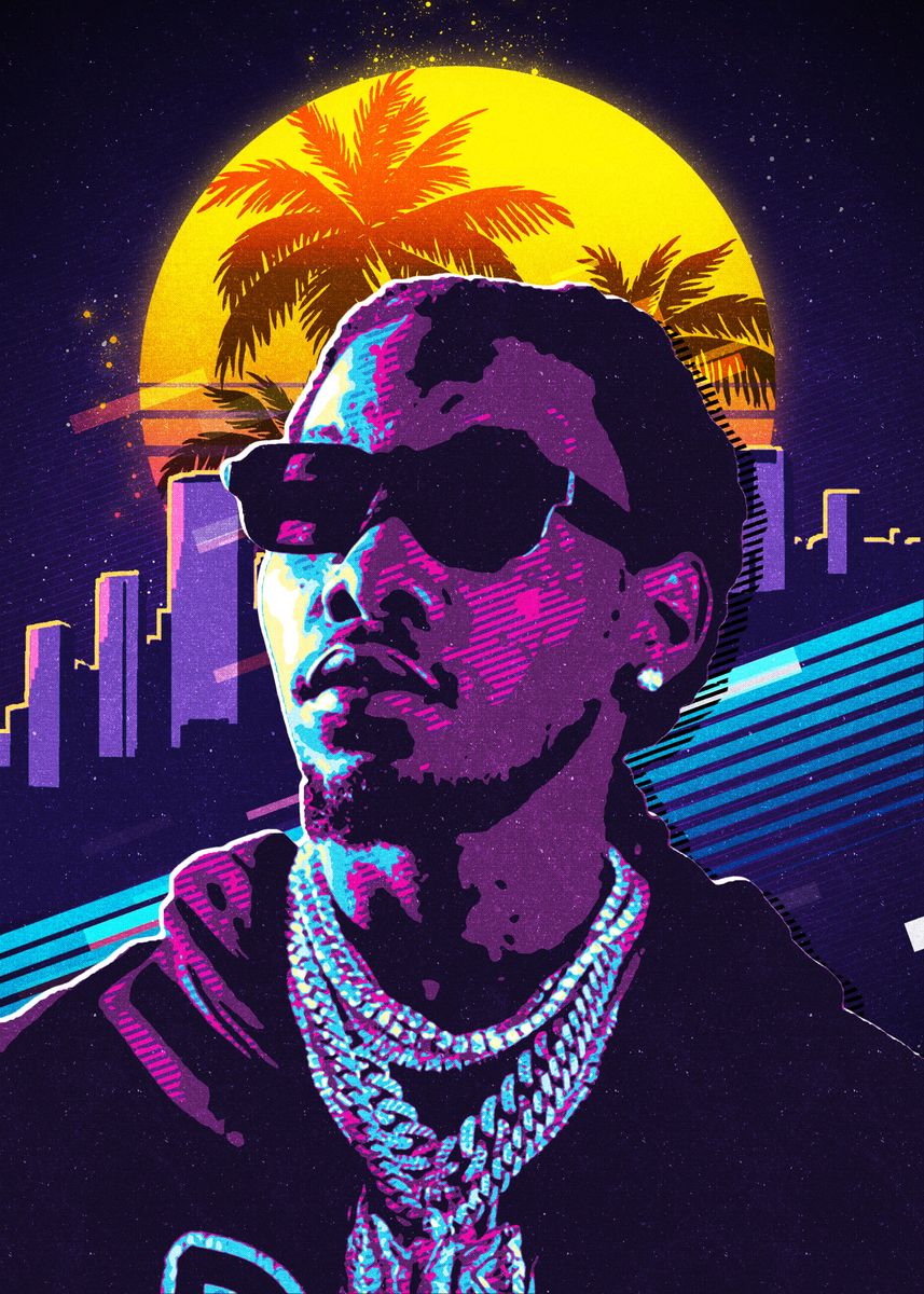 'Offset 80s' Poster by NiceAndBetter studio | Displate