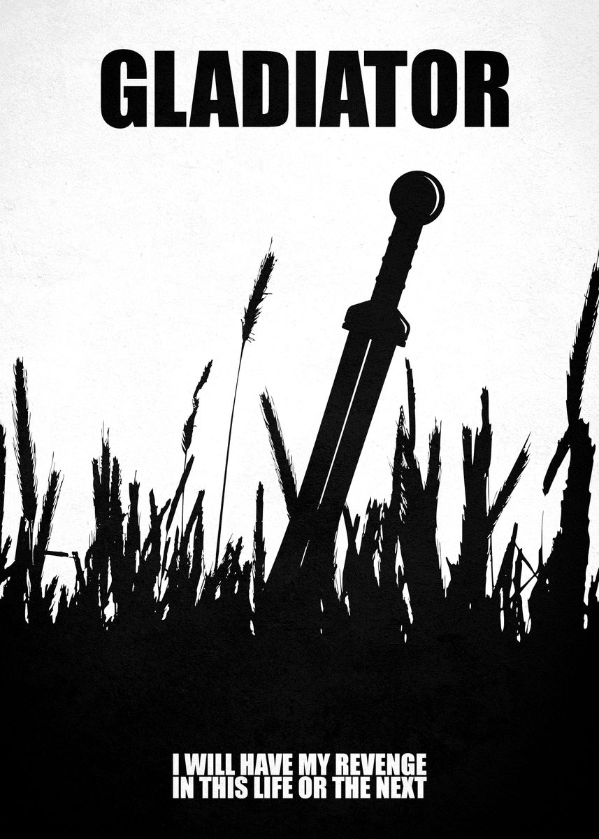 'Gladiator' Poster, picture, metal print, paint by Graphix | Displate