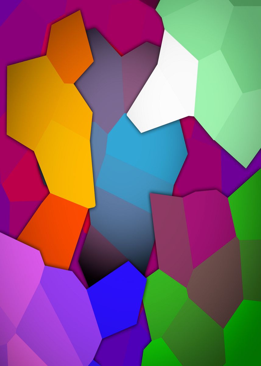 'Color Pit' Poster, picture, metal print, paint by JK Orcid | Displate