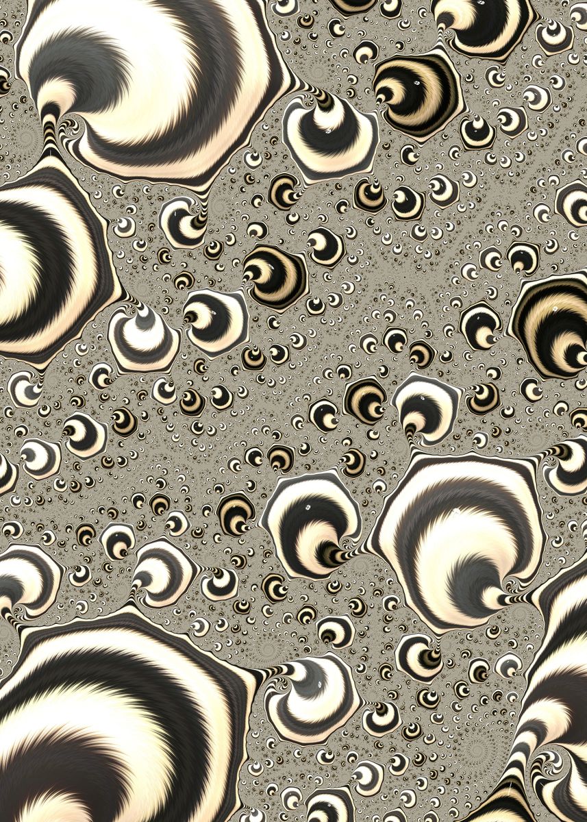 'Zebra Popcorns' Poster, picture, metal print, paint by Chirag Dudhat | Displate