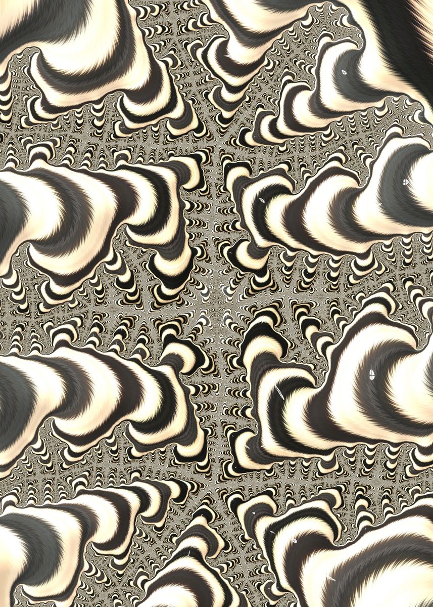 'Trippy Zebras' Poster, picture, metal print, paint by Chirag Dudhat | Displate