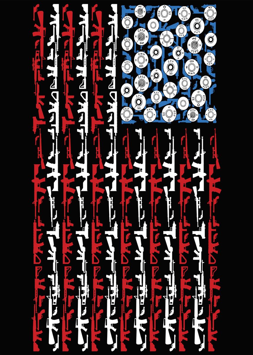 'Freedom Flag ' Poster by Michael Schramm | Displate