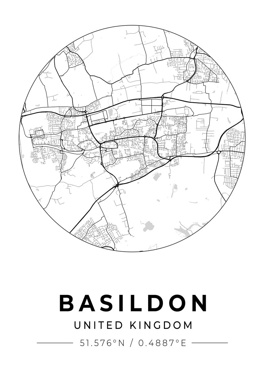 'Basildon UK' Poster by Conceptual Photography | Displate