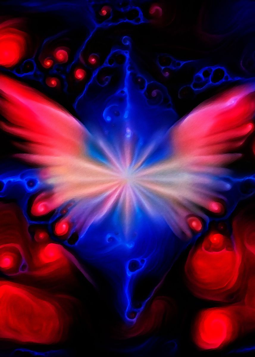 'Angel star' Poster, picture, metal print, paint by Bruce Rolff | Displate