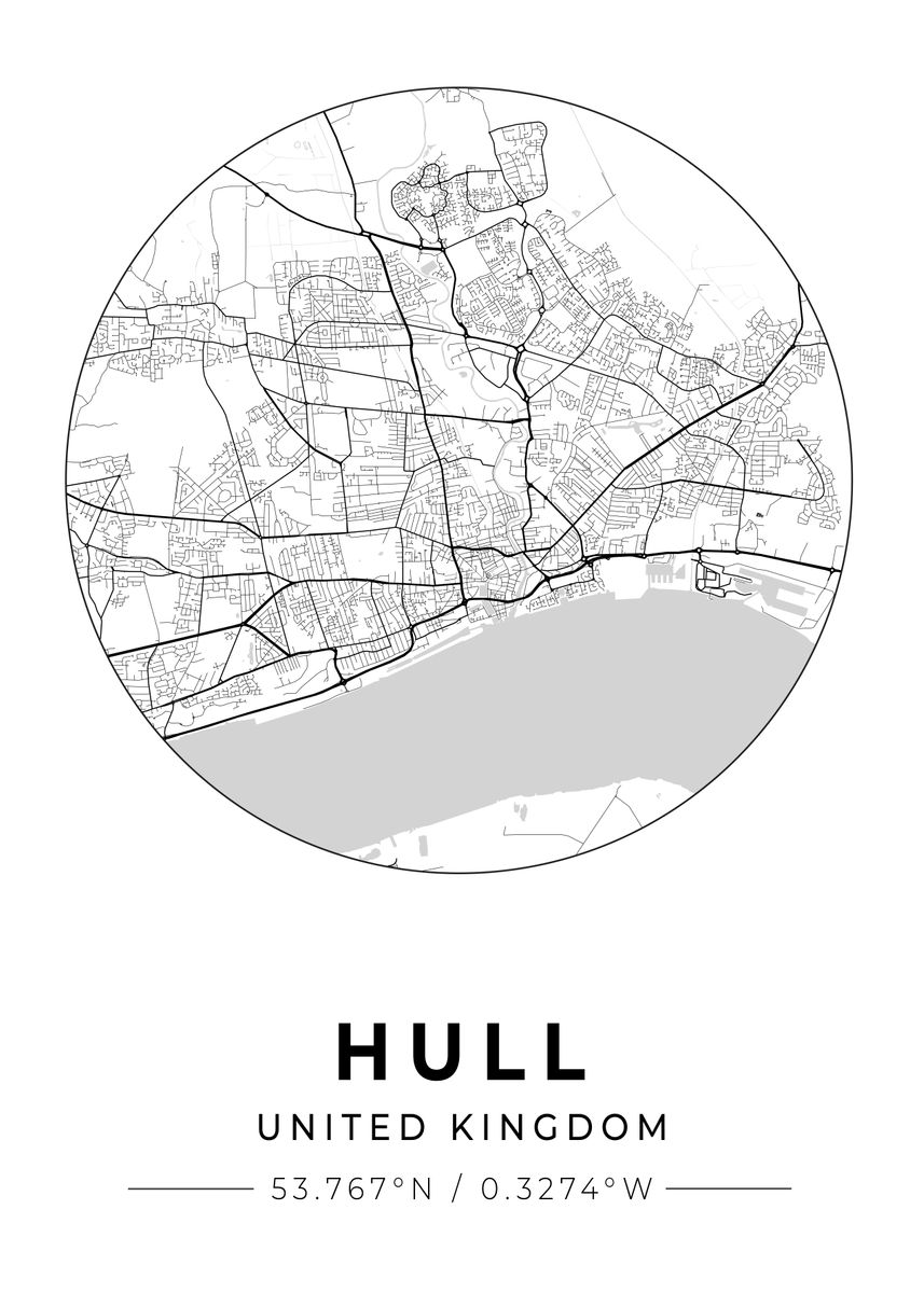 'Hull UK' Poster, picture, metal print, paint by Conceptual Photography ...