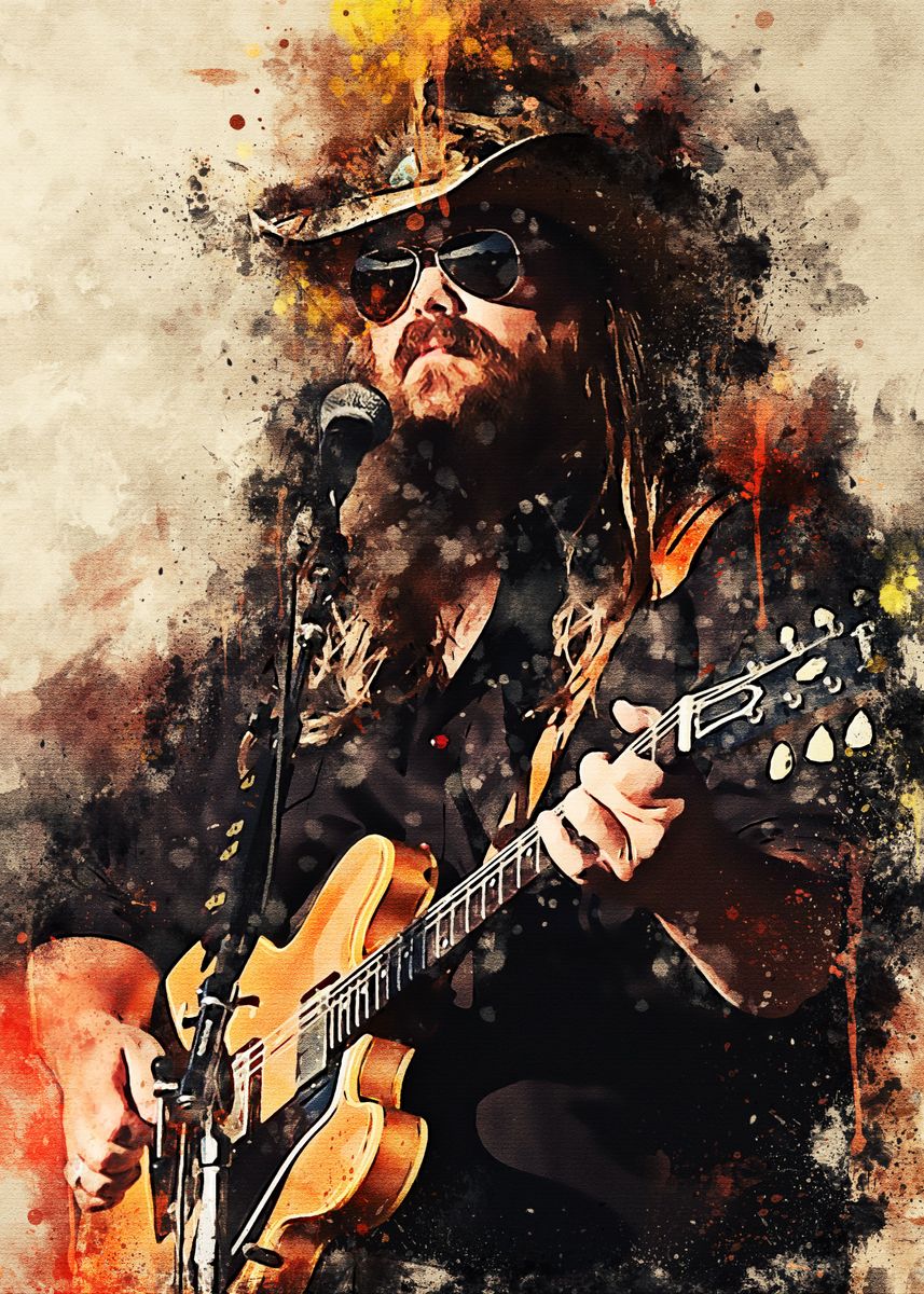 'Chris Stapleton' Poster, picture, metal print, paint by SA KE | Displate
