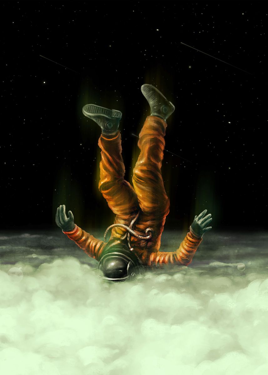 'Shallow Clouds' Poster by Nicebleed | Displate