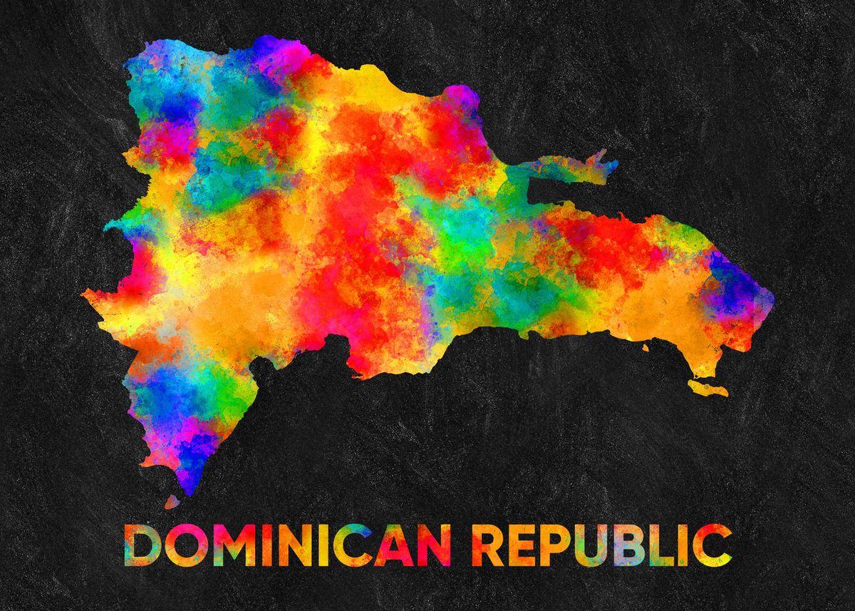'dominican republic' Poster by SplashDesign | Displate