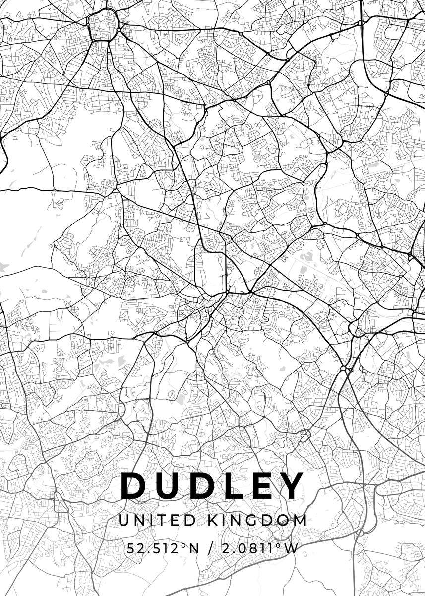 'Dudley UK' Poster, picture, metal print, paint by Conceptual ...