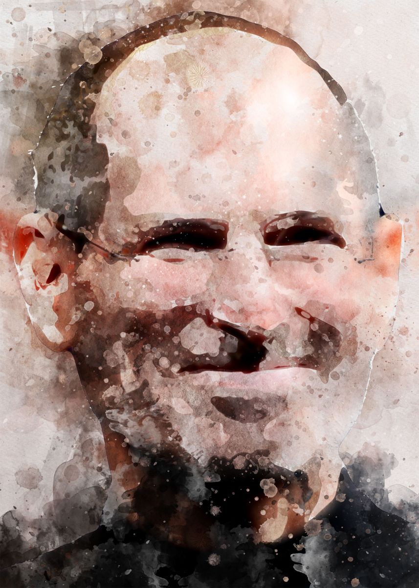 'Steven Paul Steve Jobs' Poster, picture, metal print, paint by Idea ...