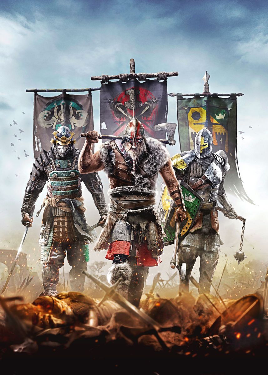 'For Honour' Poster, picture, metal print, paint by Kunyah | Displate