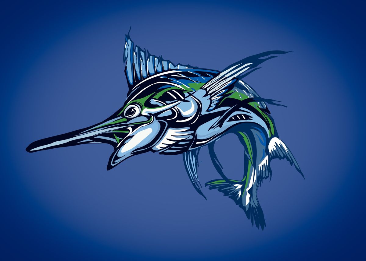 'Wonder fish' Poster by EZ Ezzy | Displate