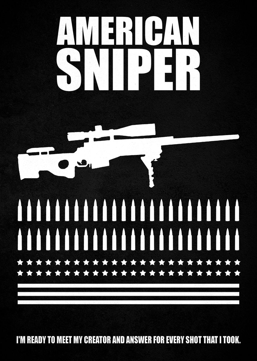 'American Sniper' Poster by Graphix | Displate