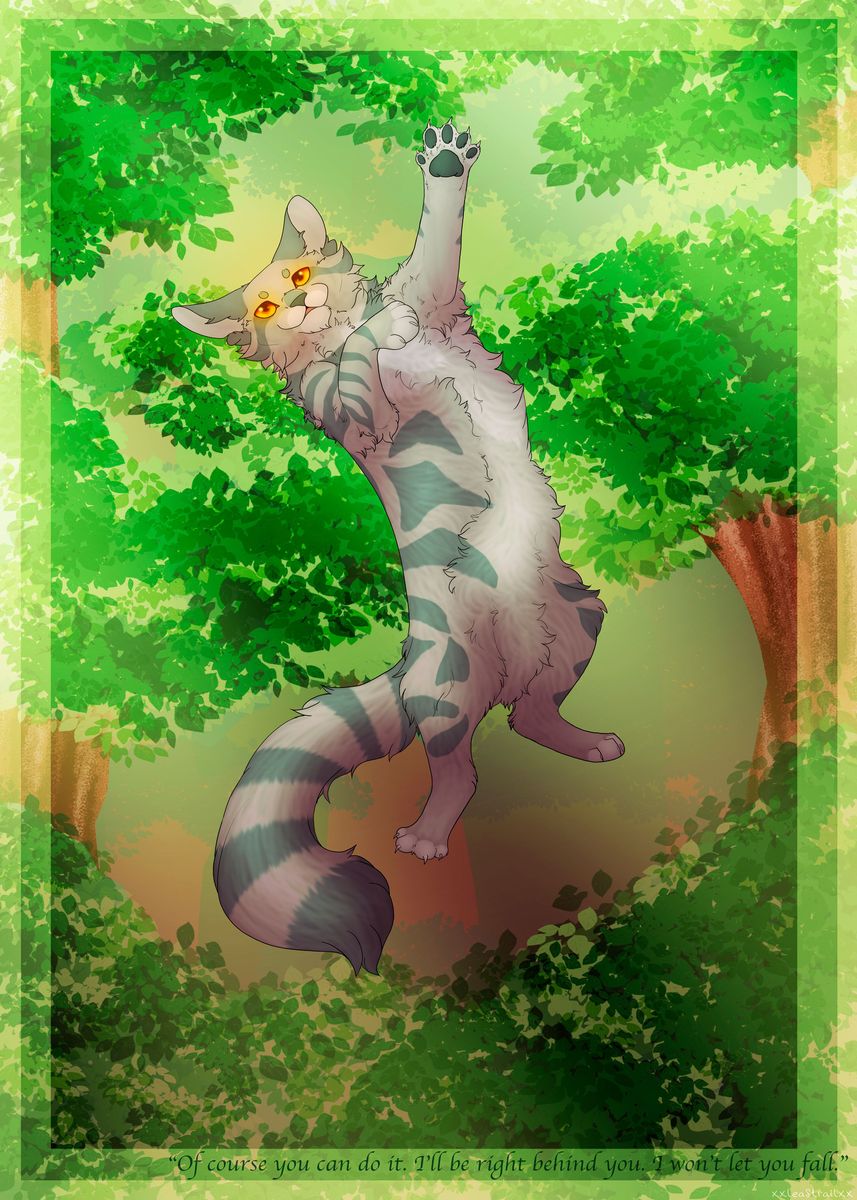 'Birchfall' Poster, picture, metal print, paint by Jaimi Cloud | Displate