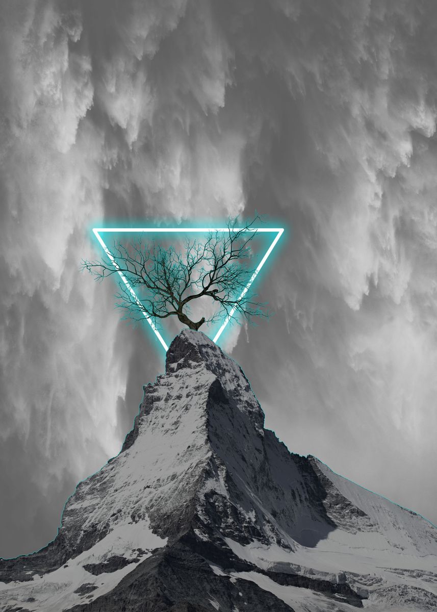 'trigonal tree' Poster by Trigonal Art | Displate