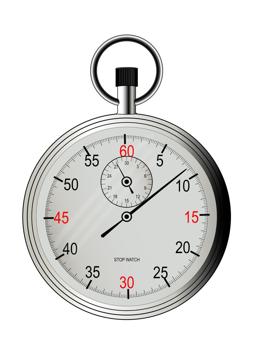 'Stop Watch' Poster, picture, metal print, paint by HomeStead Digital ...