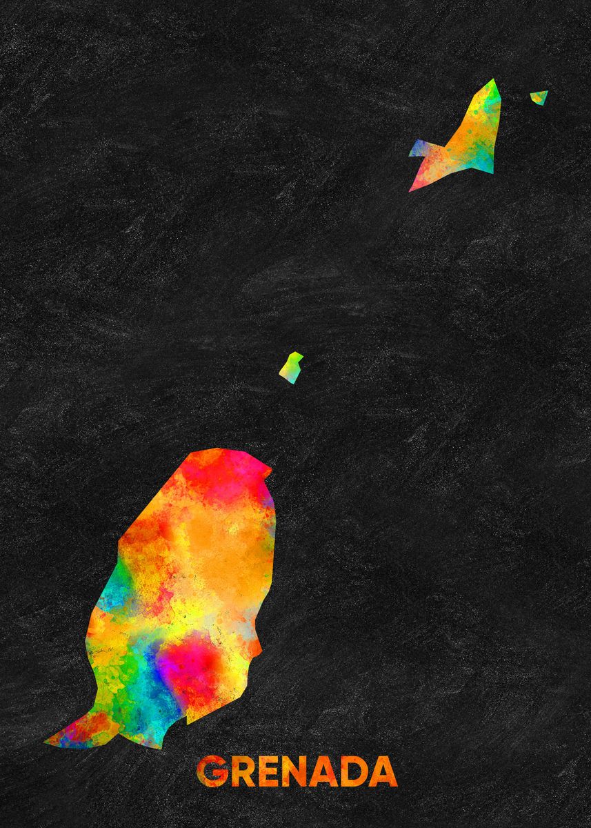 'grenada' Poster by SplashDesign | Displate