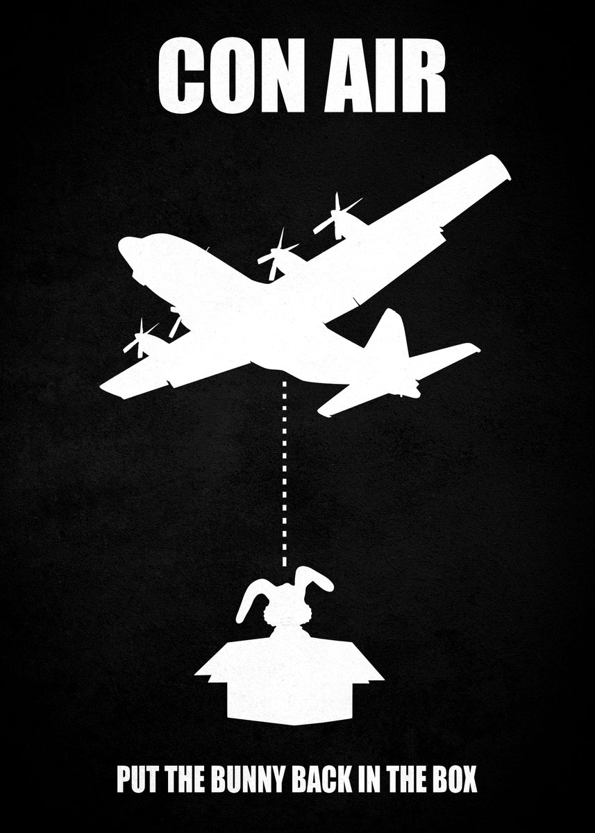 'Con Air' Poster, picture, metal print, paint by Graphix | Displate