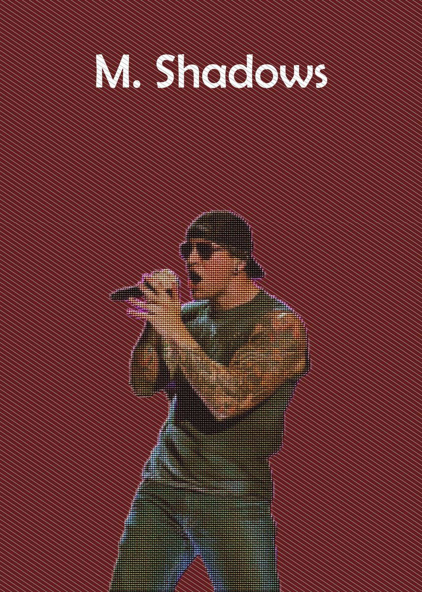 'M Shadows' Poster by Mobilunik | Displate