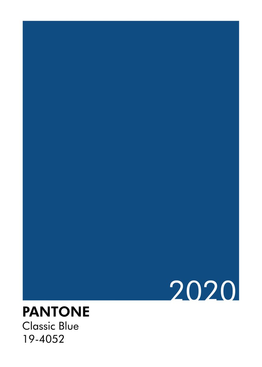 'Pantone Color 2020' Poster, picture, metal print, paint by RozerArt ...