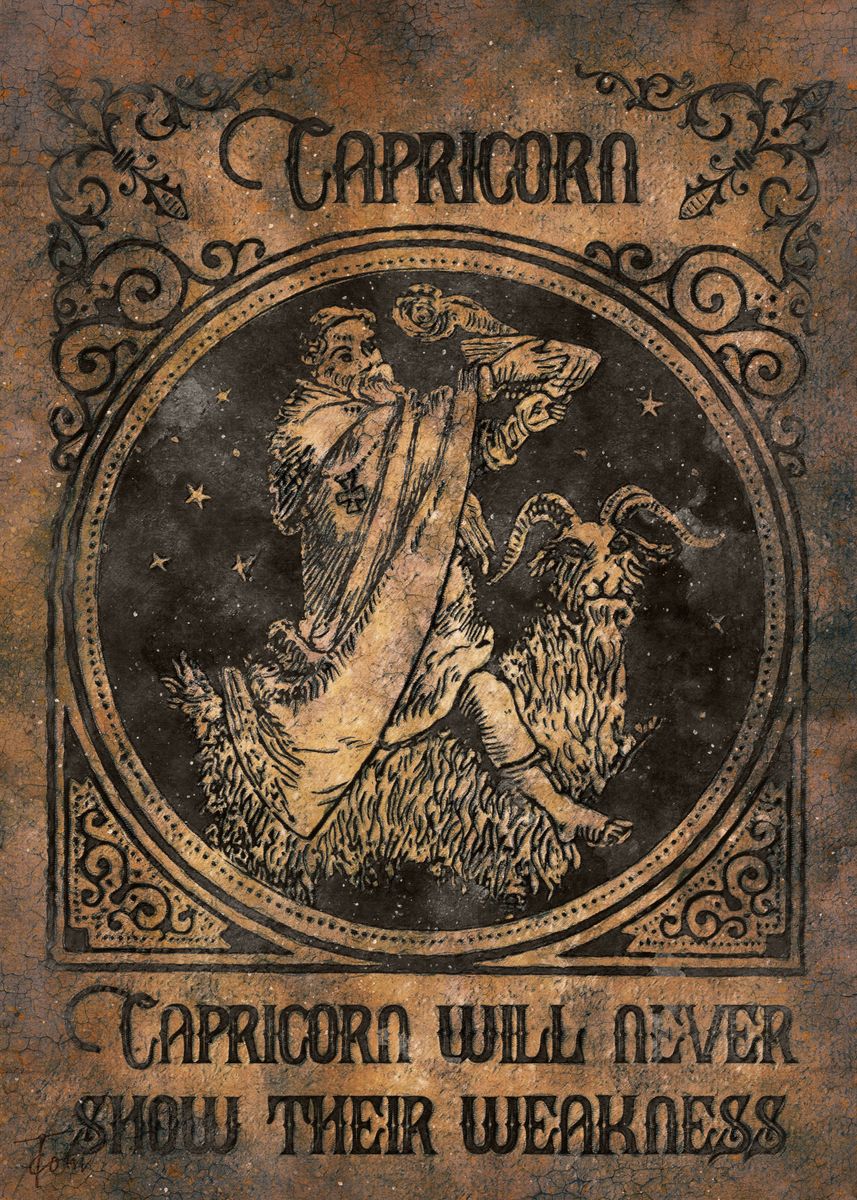 'Capricorn' Poster by Petra Rommelfanger | Displate