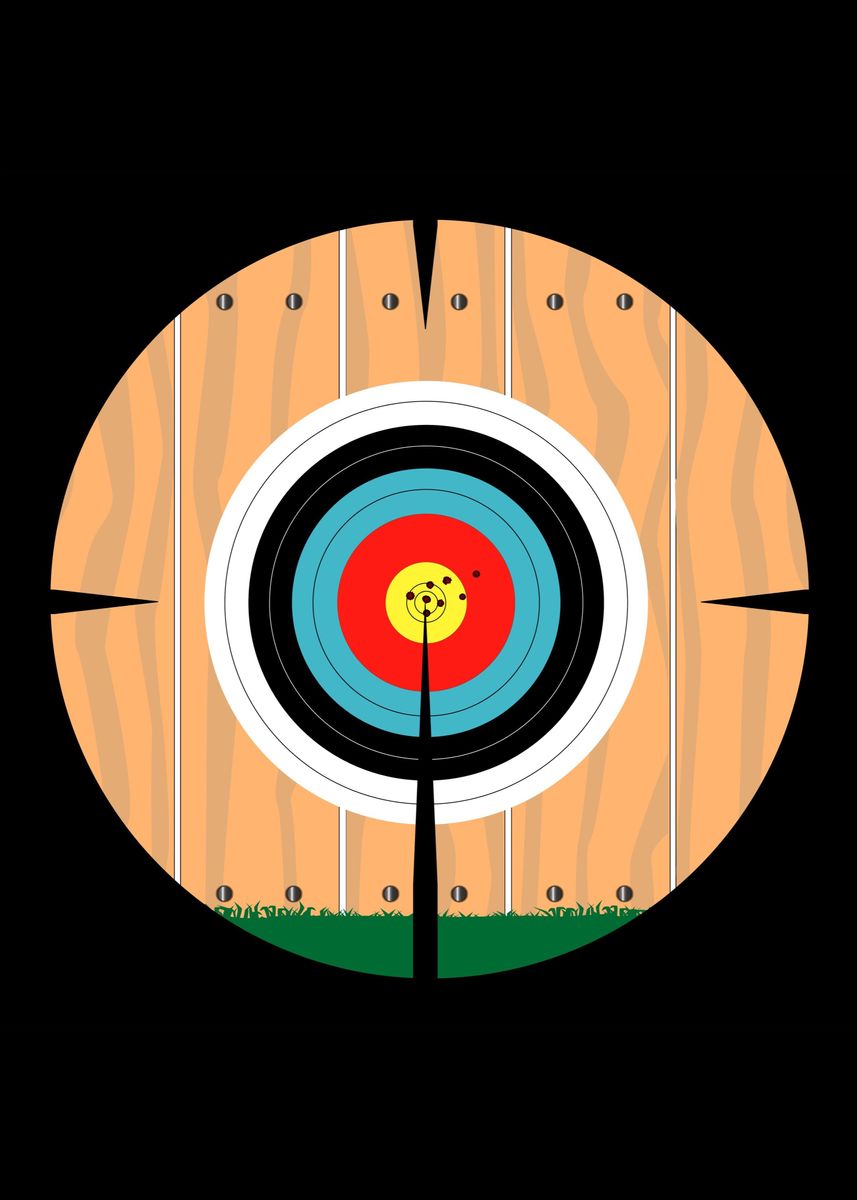 'On Target' Poster, picture, metal print, paint by HomeStead Digital ...