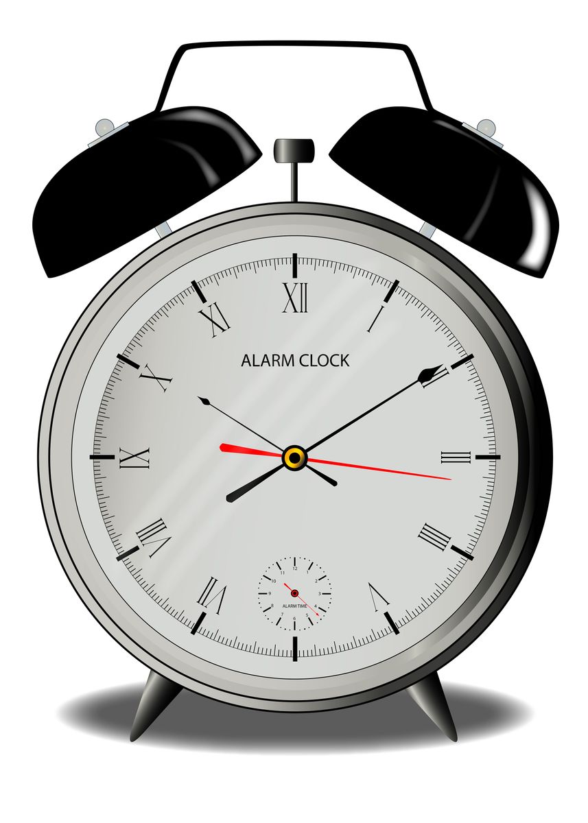 'Alarm Clock' Poster, picture, metal print, paint by HomeStead Digital ...
