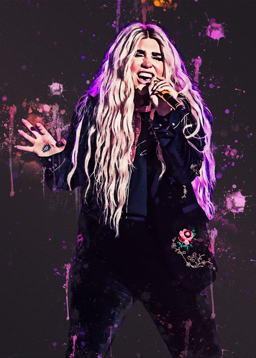 'Kesha' Poster by SA KE | Displate