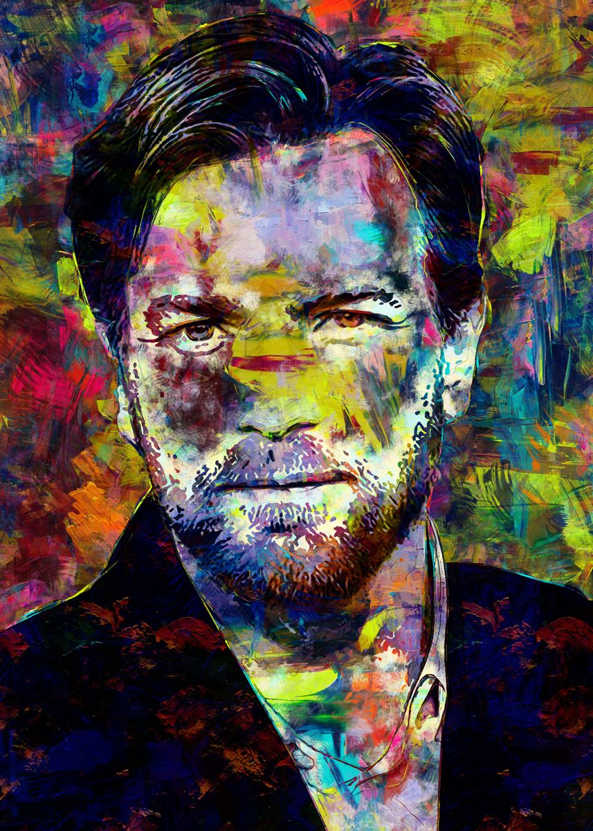 'Ewan Mcgregor' Poster, picture, metal print, paint by Alex Mann | Displate