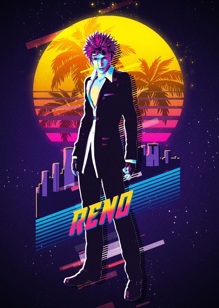 'RENO' Poster, picture, metal print, paint by Most Popular Cult posters ...