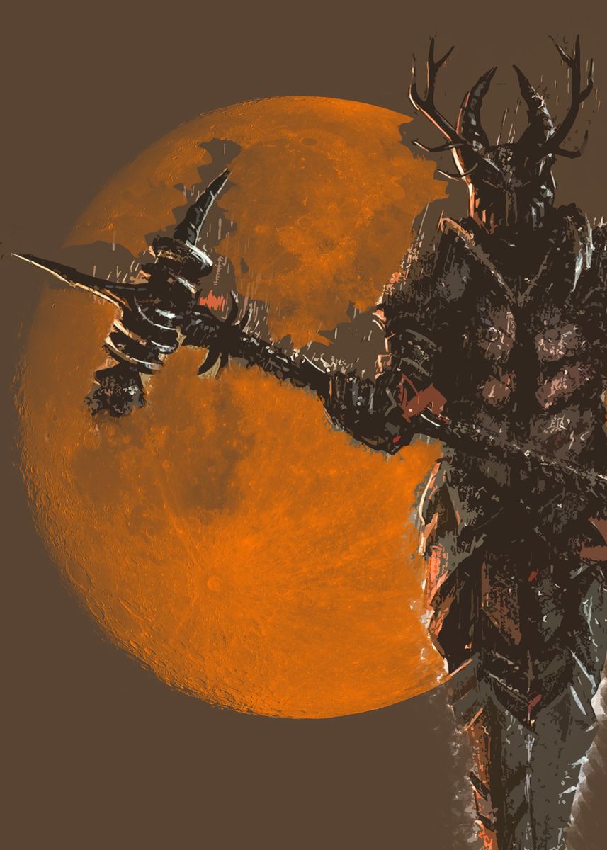 'shadow of sorrow art' Poster, picture, metal print, paint by Muhammad ...