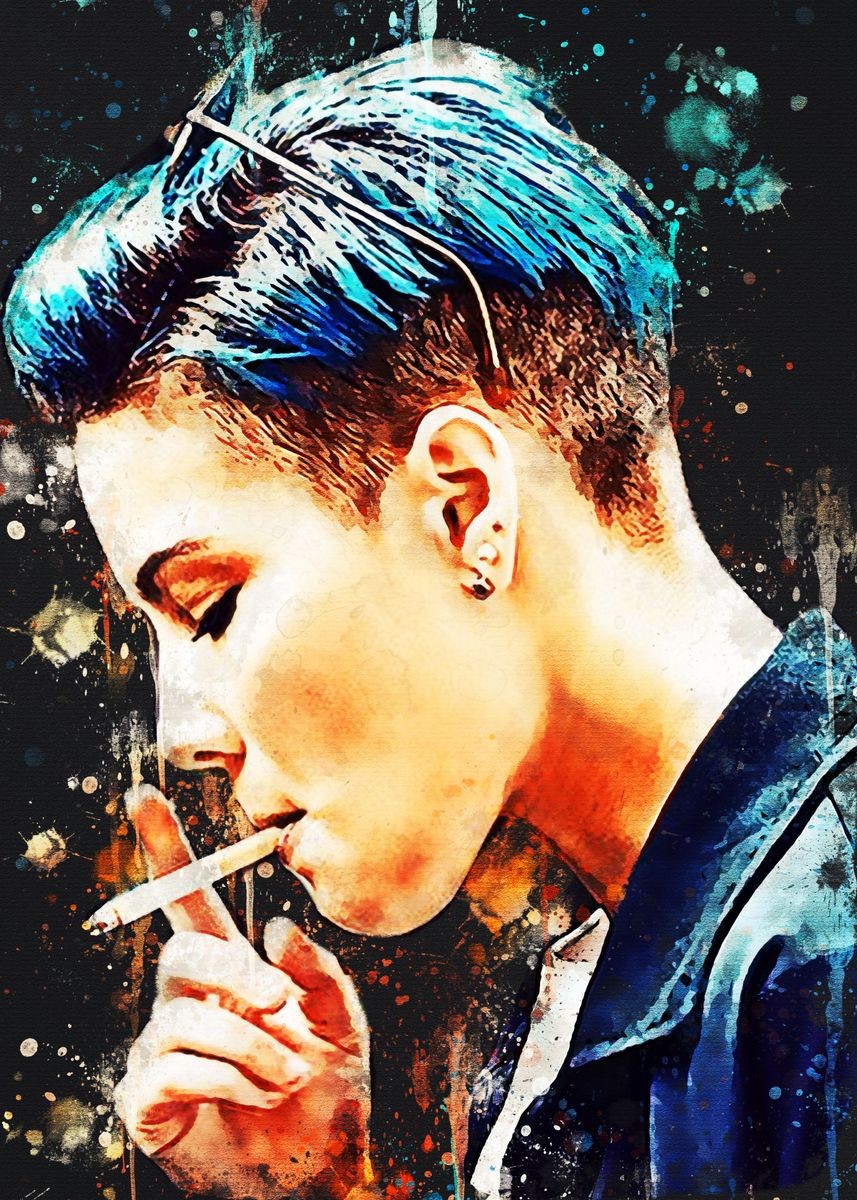 'Halsey' Poster, picture, metal print, paint by TI KI | Displate