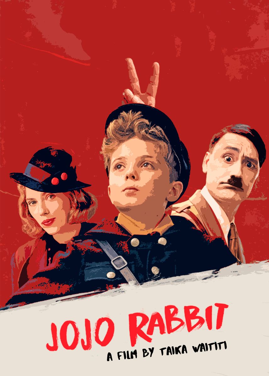 'Red Rabbit ' Poster, picture, metal print, paint by Taffy | Displate