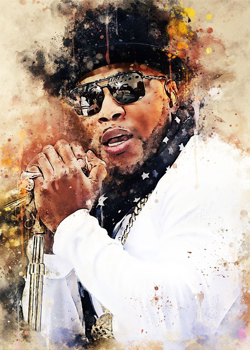 'Flo Rida' Poster by ru ke | Displate