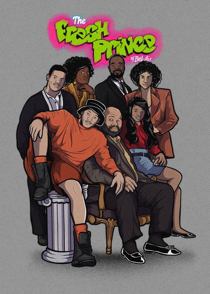 'The Fresh Prince' Poster, picture, metal print, paint by namanya ...