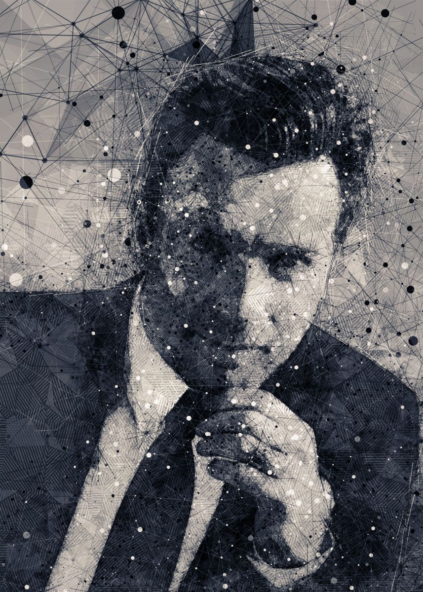 'Ewan Mcgregor' Poster, picture, metal print, paint by Alex Mann | Displate