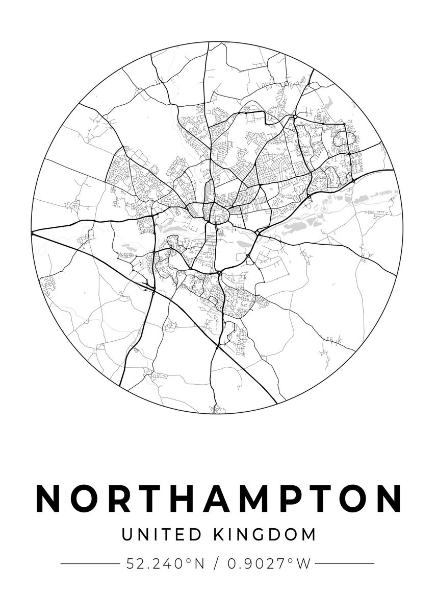'Northampton UK' Poster by Conceptual Photography | Displate