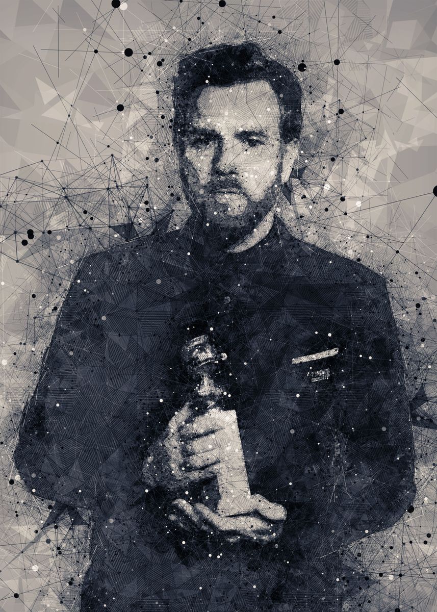 'Ewan Mcgregor' Poster by Alex Mann | Displate