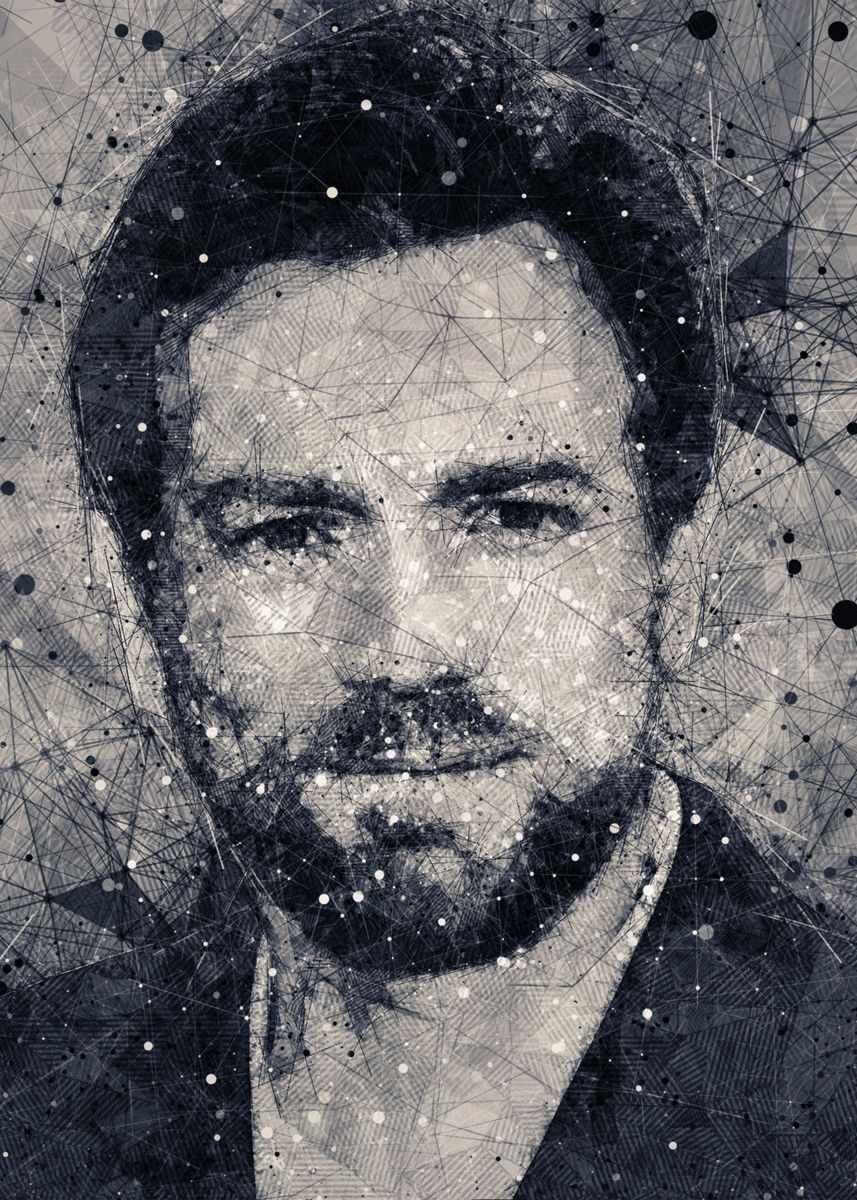 'Ewan Mcgregor' Poster, picture, metal print, paint by Alex Mann | Displate