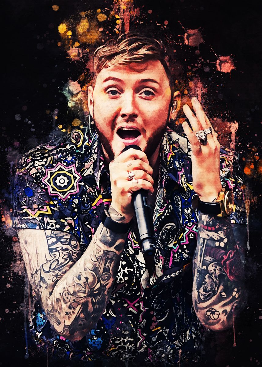 'James Arthur' Poster, picture, metal print, paint by TI KI | Displate