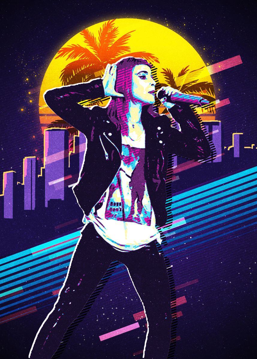 'Hayley Williams paramore' Poster by NiceAndBetter studio | Displate