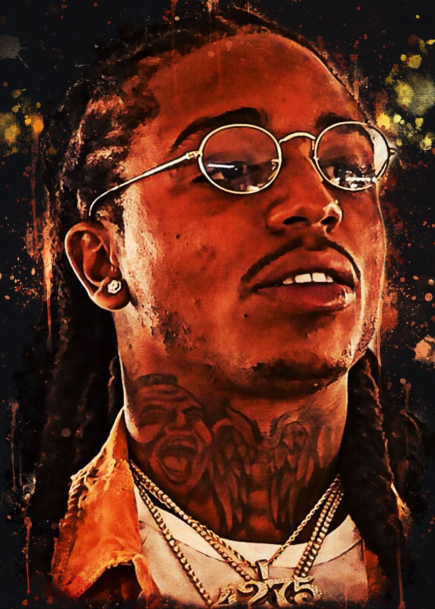 ' Jacquees' Poster, picture, metal print, paint by TI KI | Displate