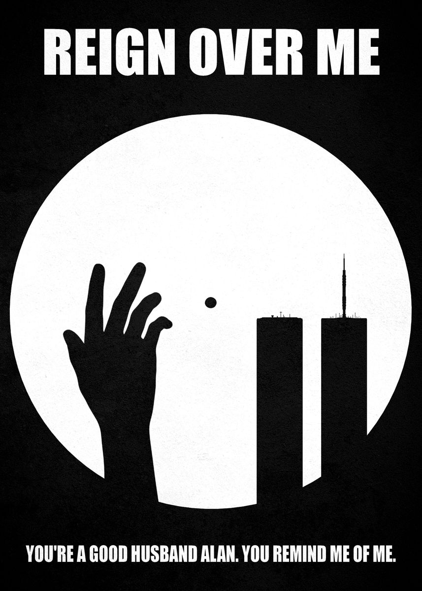 'Reign Over Me' Poster, picture, metal print, paint by Graphix | Displate