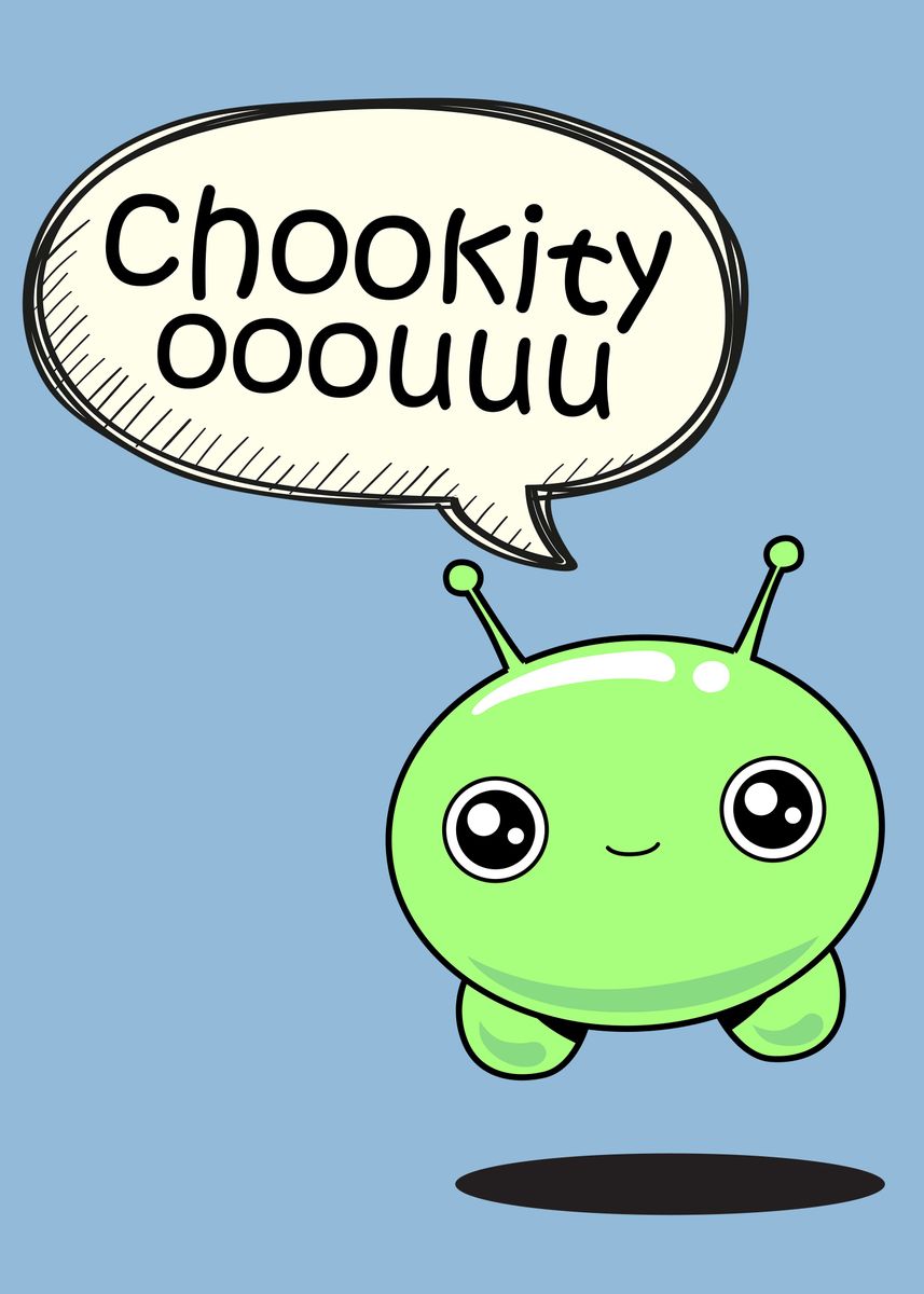 'Chookity ooouuu' Poster, picture, metal print, paint by HSDESIGNSHOP ...