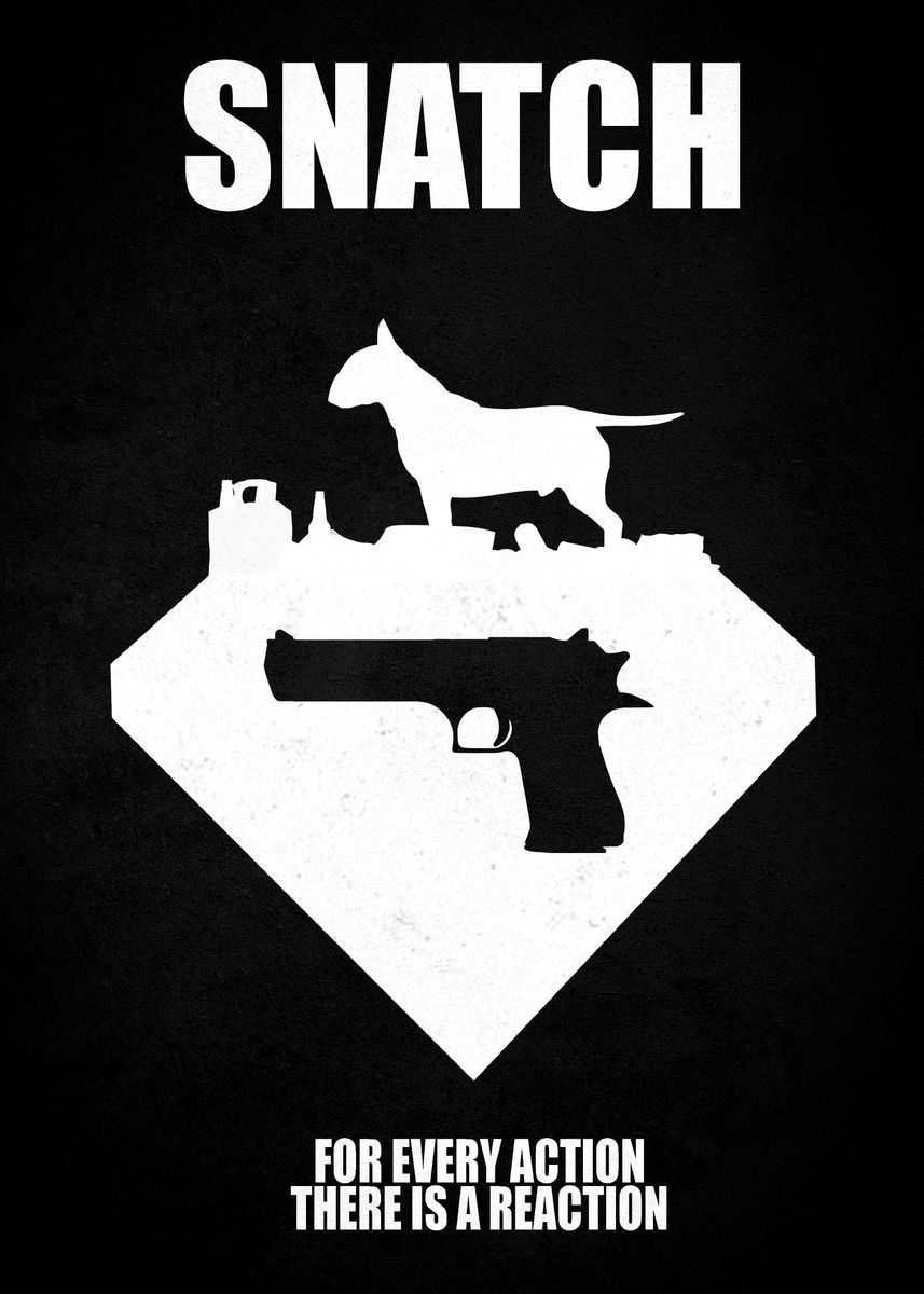 'Snatch' Poster, picture, metal print, paint by Graphix | Displate