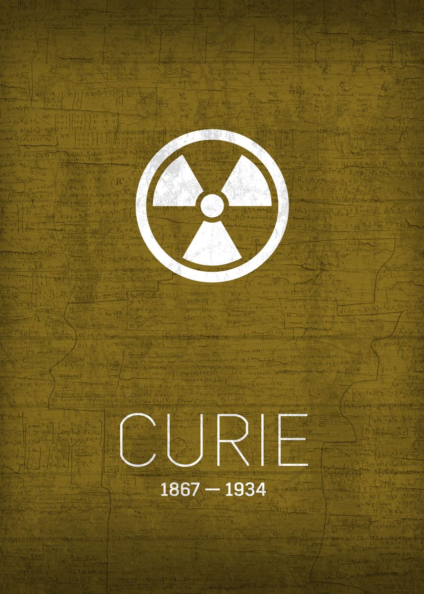 'The Inventors Marie Curie' Poster by Design Turnpike | Displate