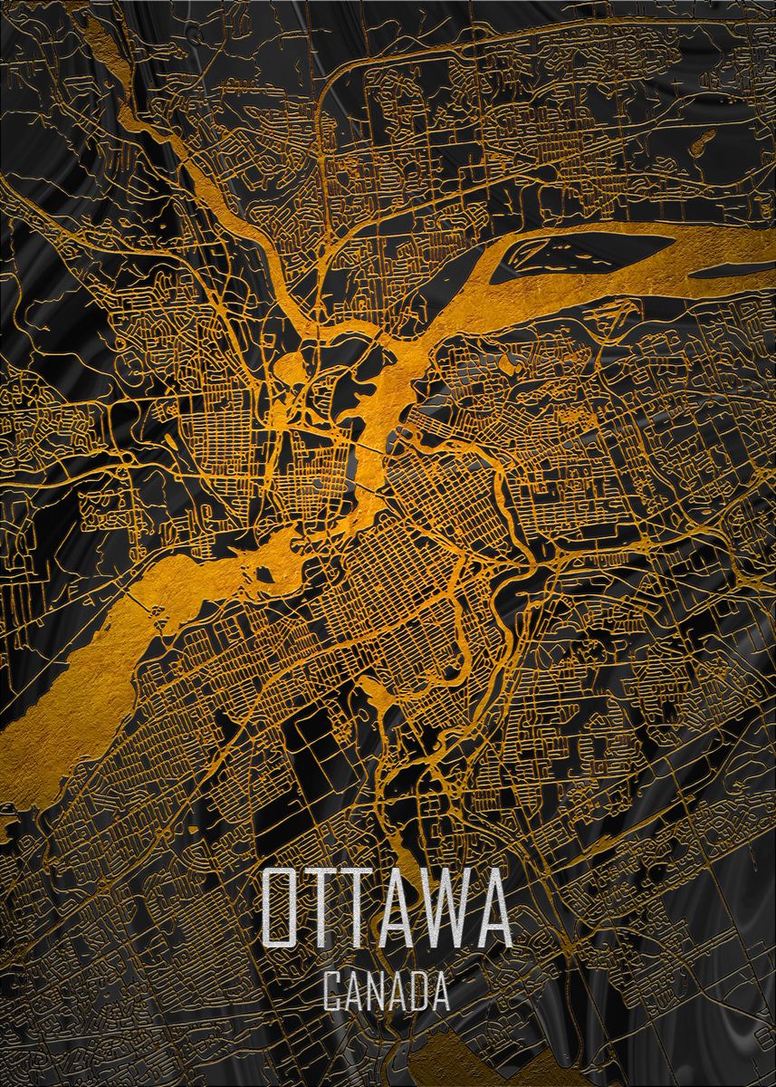 'Ottawa Canada' Poster by Coconut Sorbet | Displate