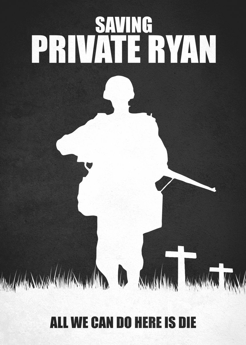 'Saving Private Ryan' Poster, picture, metal print, paint by Graphix ...