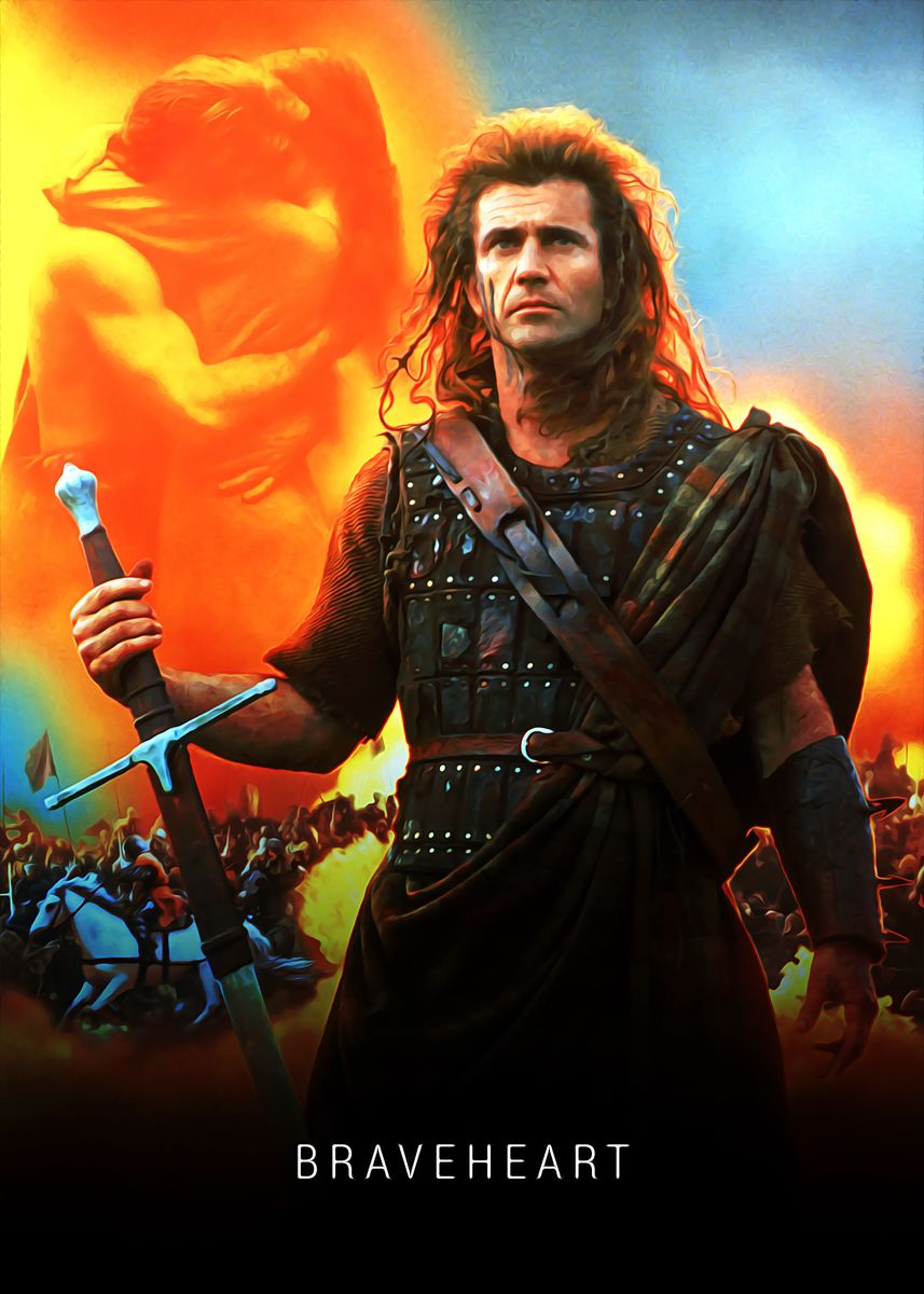 'Braveheart 1995' Poster, picture, metal print, paint by SeeMyArt ...